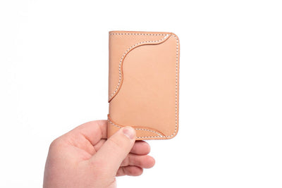 Men's Leather Bifold Wallet with Vertical Card Slots– Stock and Barrel