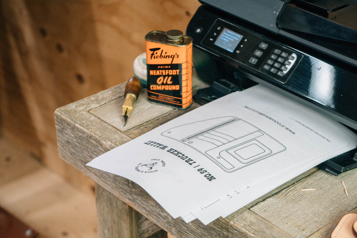 DIY Leather Wallet Design Templates & More | Stock and Barrel